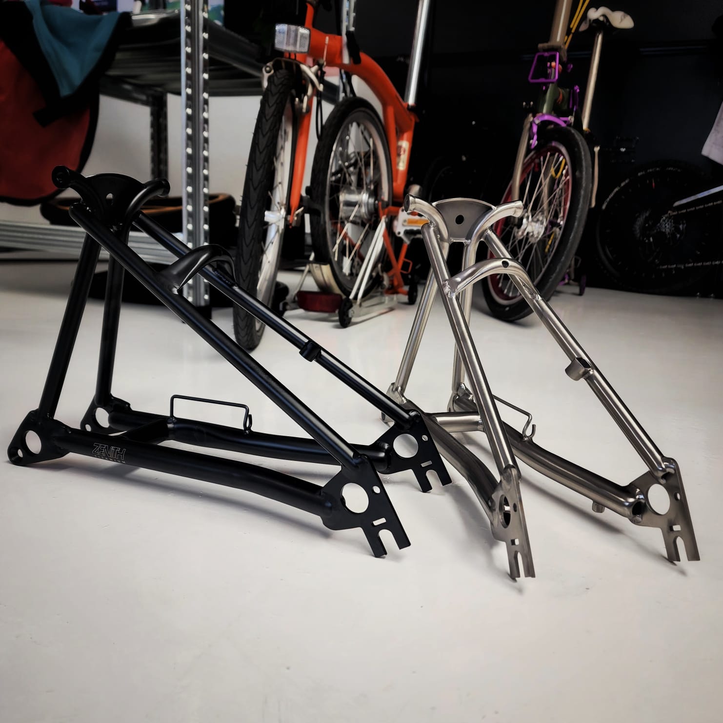 ZENITH TITANIUM BROMPTON TRIANGLE – Little Monster Wheels